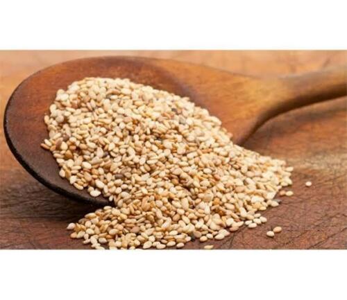 Hulled Sesame Seeds White Certified Organic 700g - NUTSANDSPICES
