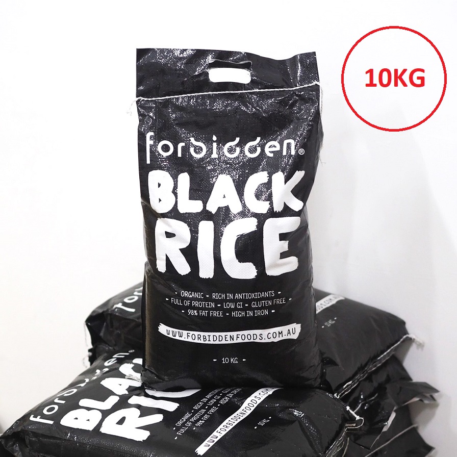 ORGANIC BLACK RICE 10KG - NUTSANDSPICES